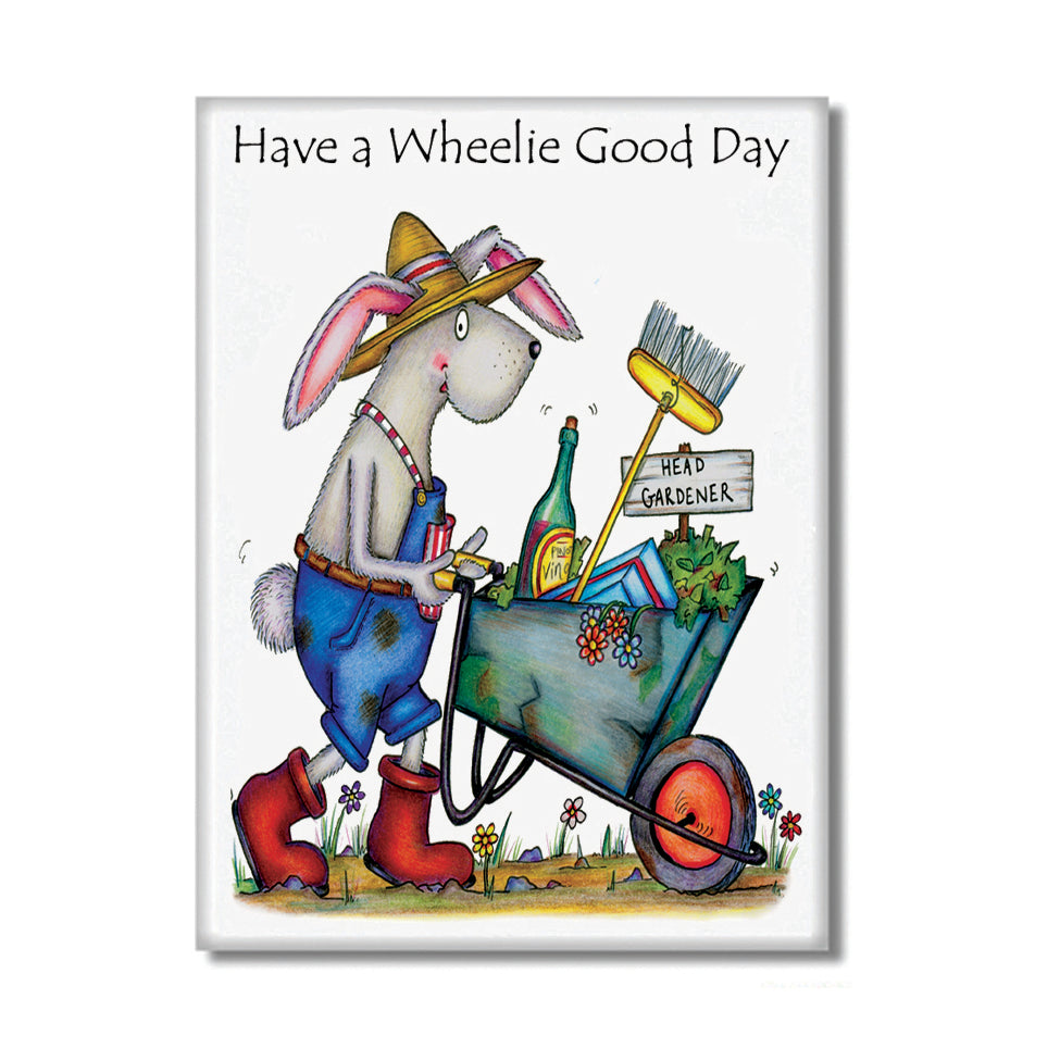 Wheelie Fridge Magnet — The Gift Barn