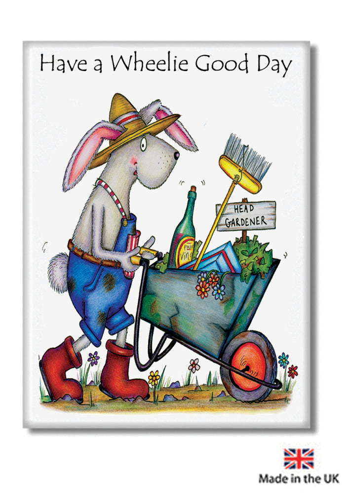 Wheelie Fridge Magnet — The Gift Barn
