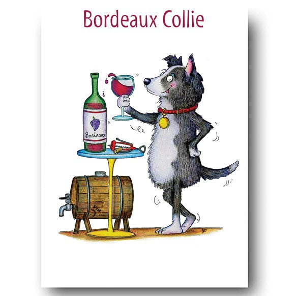 Bordeaux Collie Greeting Card — The Gift Barn