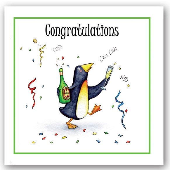 Congratulations Penguin Occasions Card — The Gift Barn